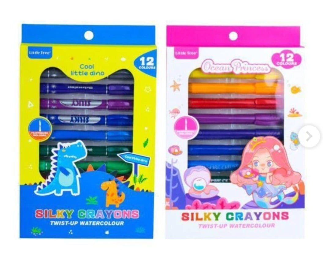 Silky Crayons + Water Color – Gift Ocean